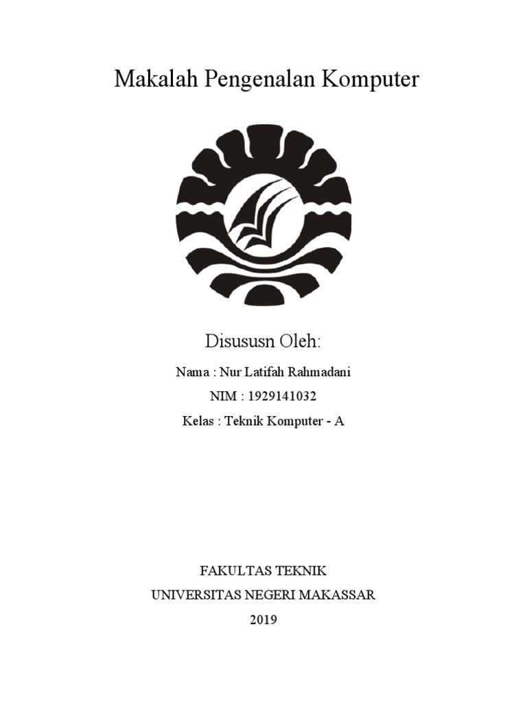 Makalah Pengenalan Komputer | PDF