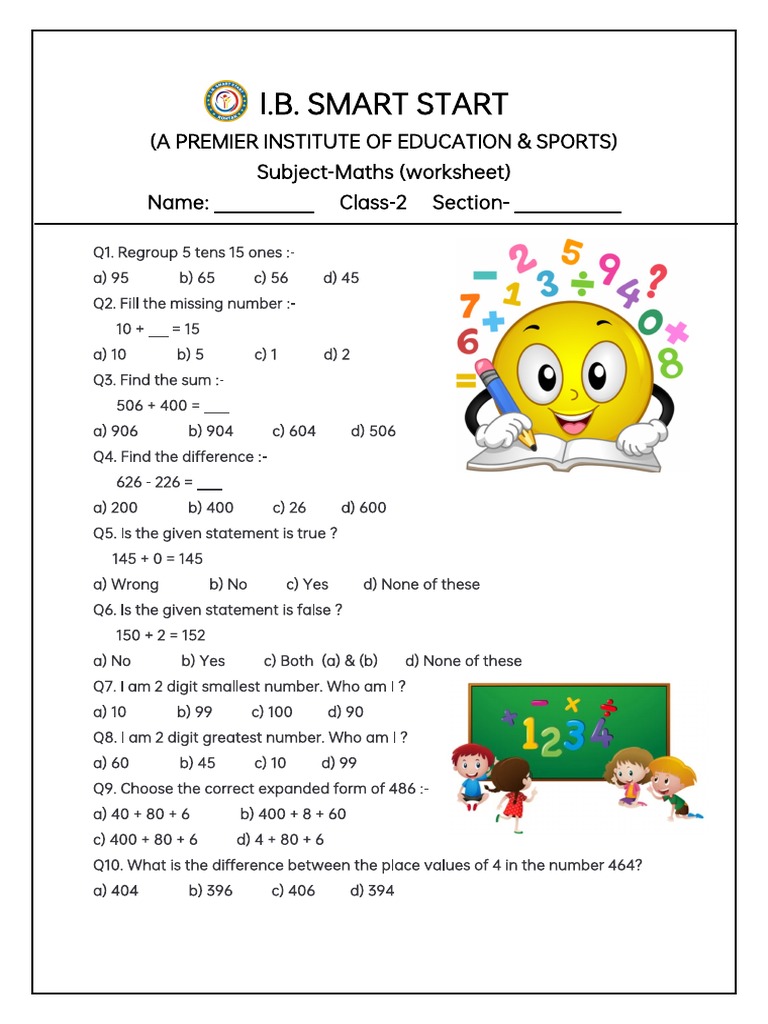 Maths Worksheet Ev-2 | PDF
