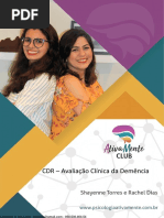 Escala CDR - Clinical Dementia Rating | PDF | Demência | Memória