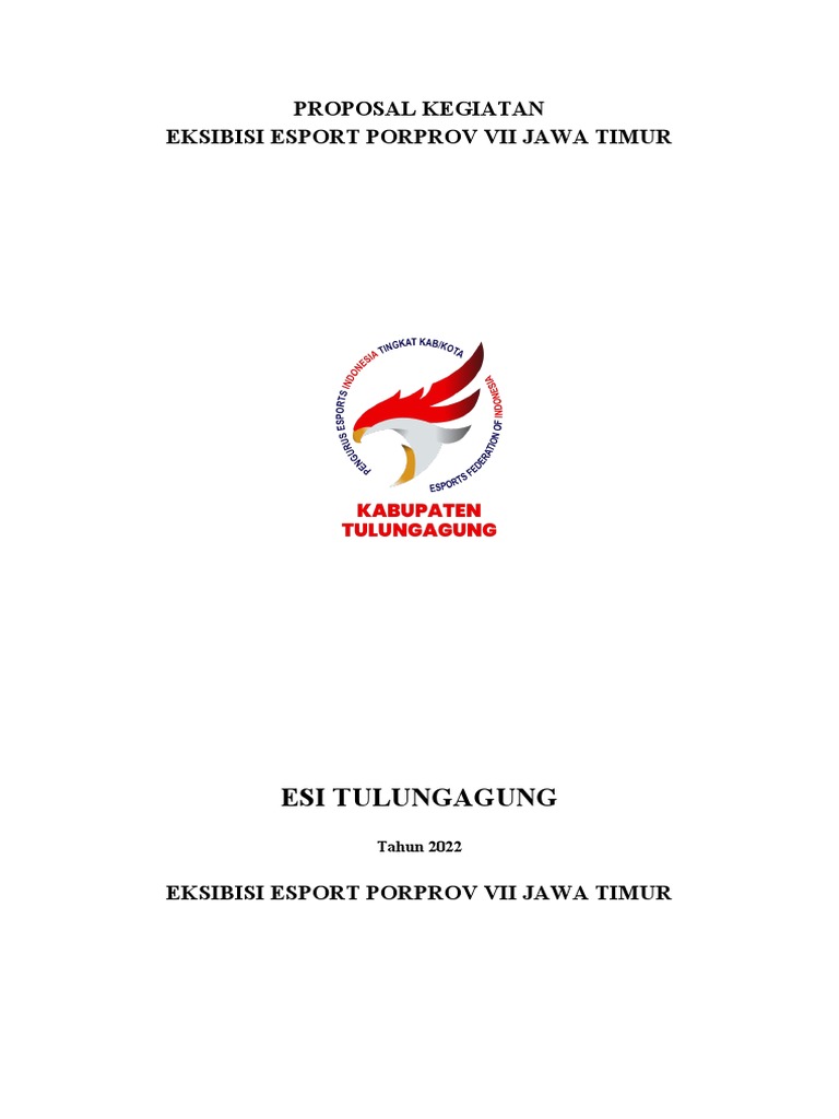 Proposal Porprov 2022 | PDF