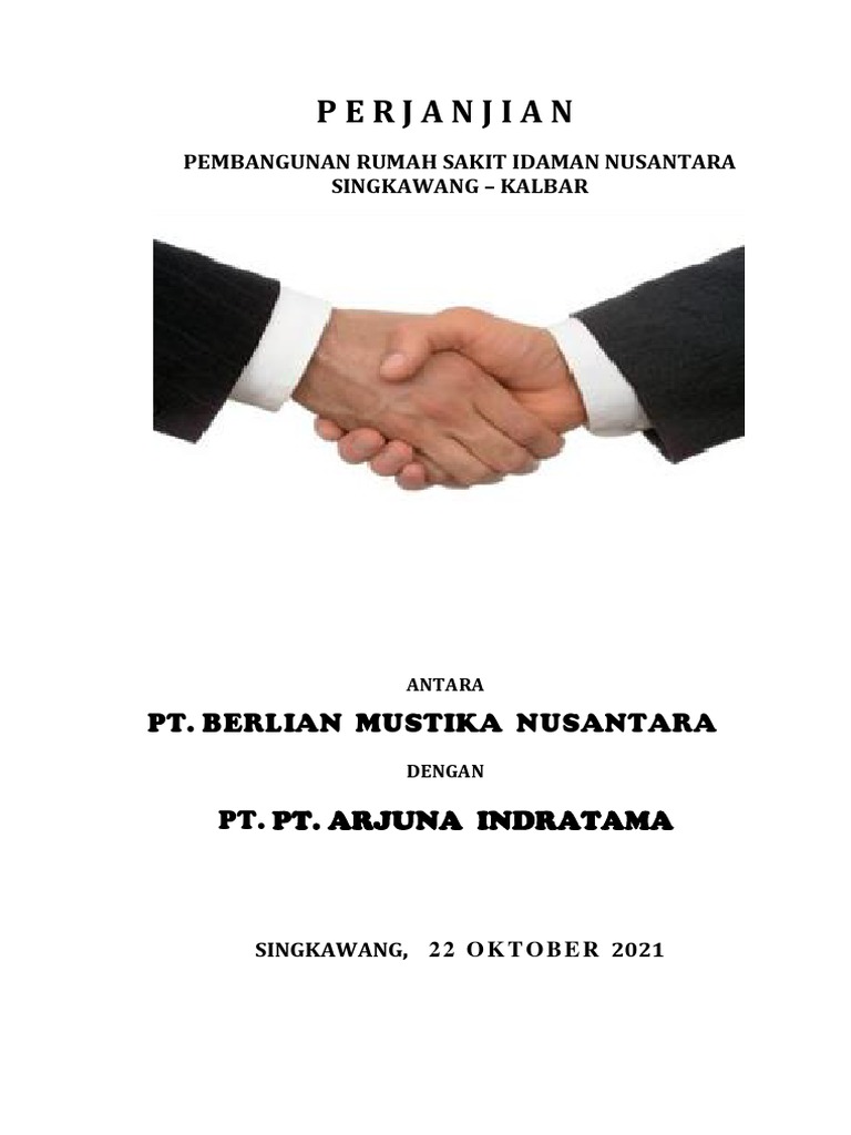 Mou PT - Bmn-Arjuna-Mct-2021-Ok | PDF