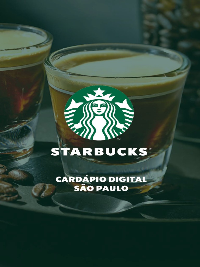 Cardápio Starbucks São Paulo 2024 | PDF | Bebida | Alimentos