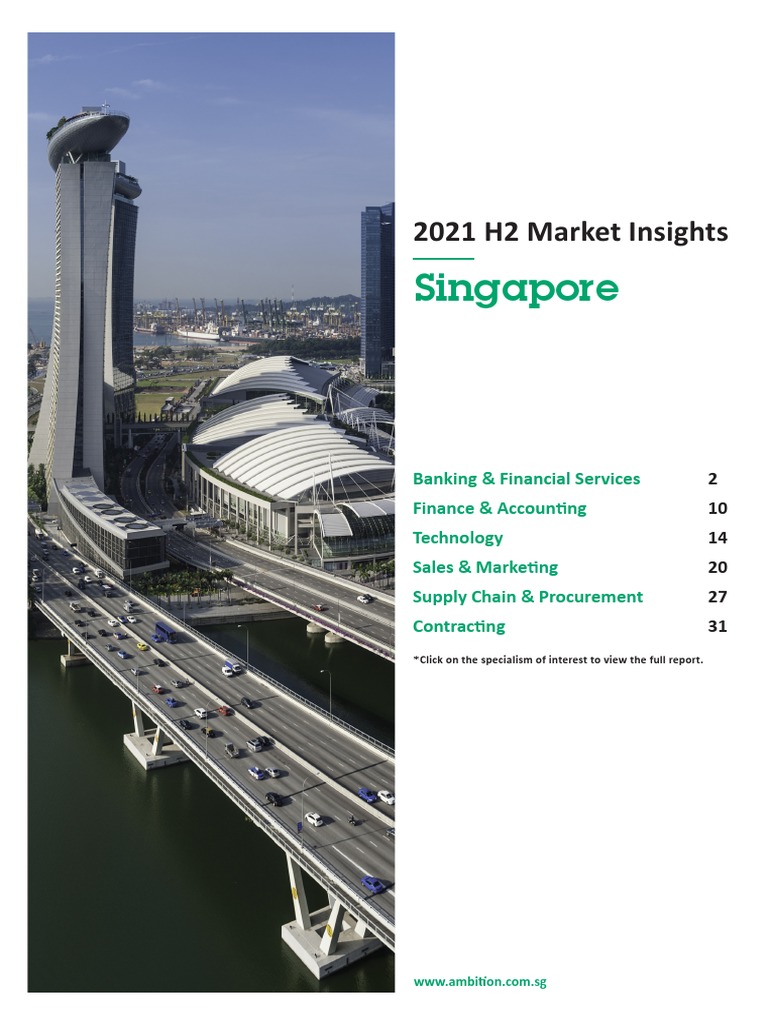 Singapore H2 2021 Market Insights Report | PDF | Financial Analyst ...