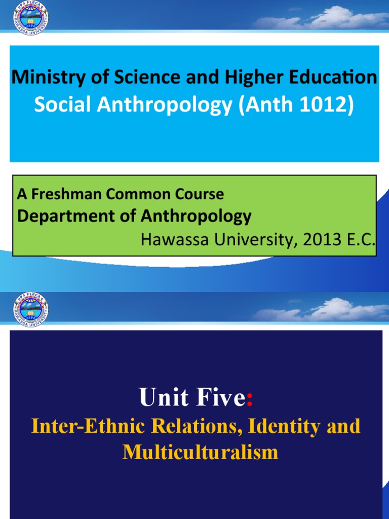 Unit 5-Anth 1012 | Download Free PDF | Ethnic Groups | Identity (Social ...