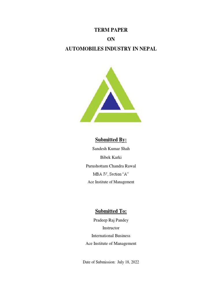 Overview of Nepal's Automobile Industry | PDF | Car | Nepal