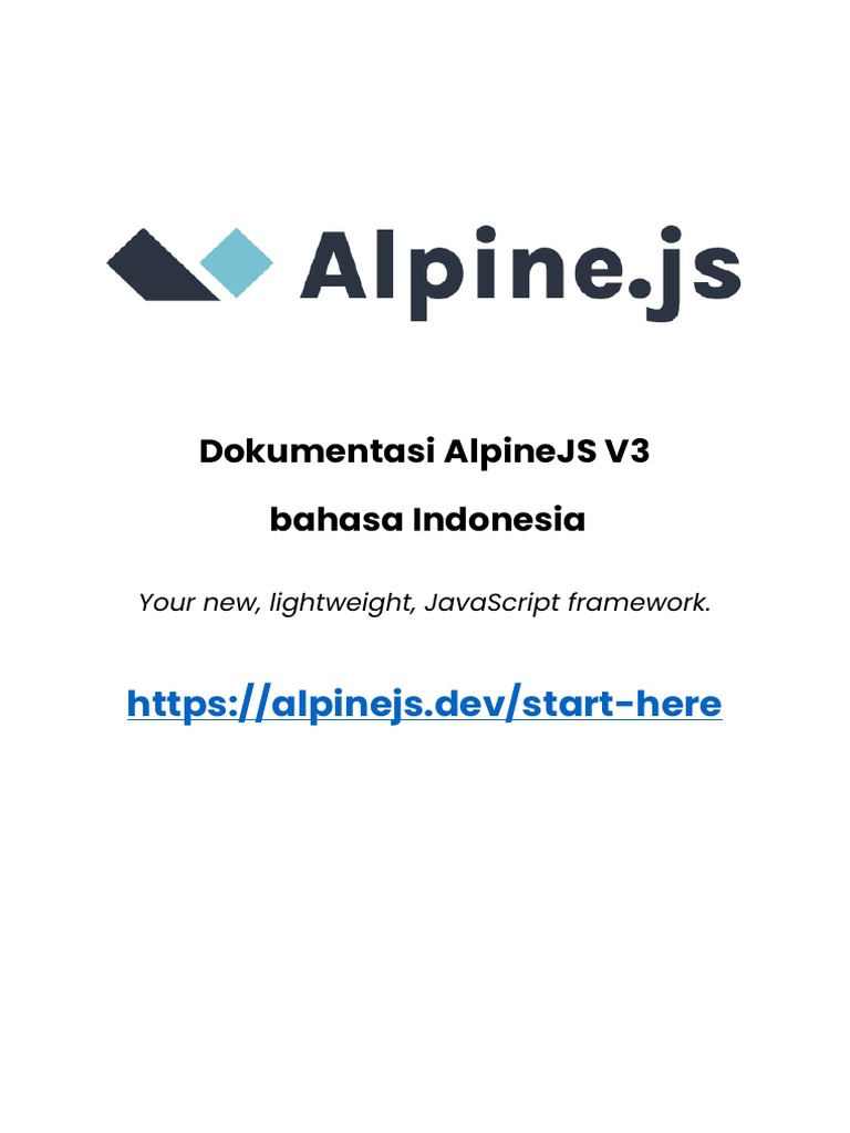 Dokumentasi AlpineJS V3 ID | PDF