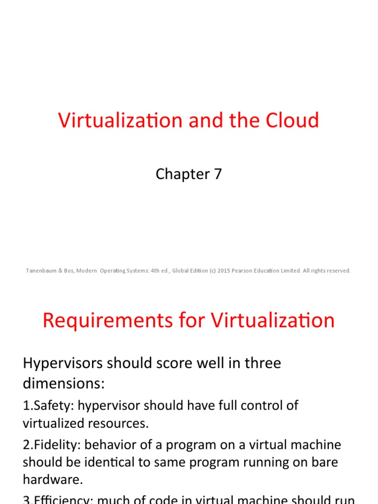 Virtualization and Cloud Computing Essentials | PDF | Operating System ...