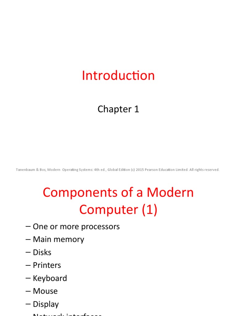 Tanenbaum & Bos, Modern Operating Systems: 4th Ed., Global Edition (C ...