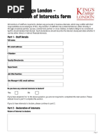 Register of Interests Template Form | PDF | Business | Law