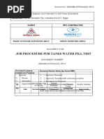Watertightness Test Procedure | PDF | Leak | Water