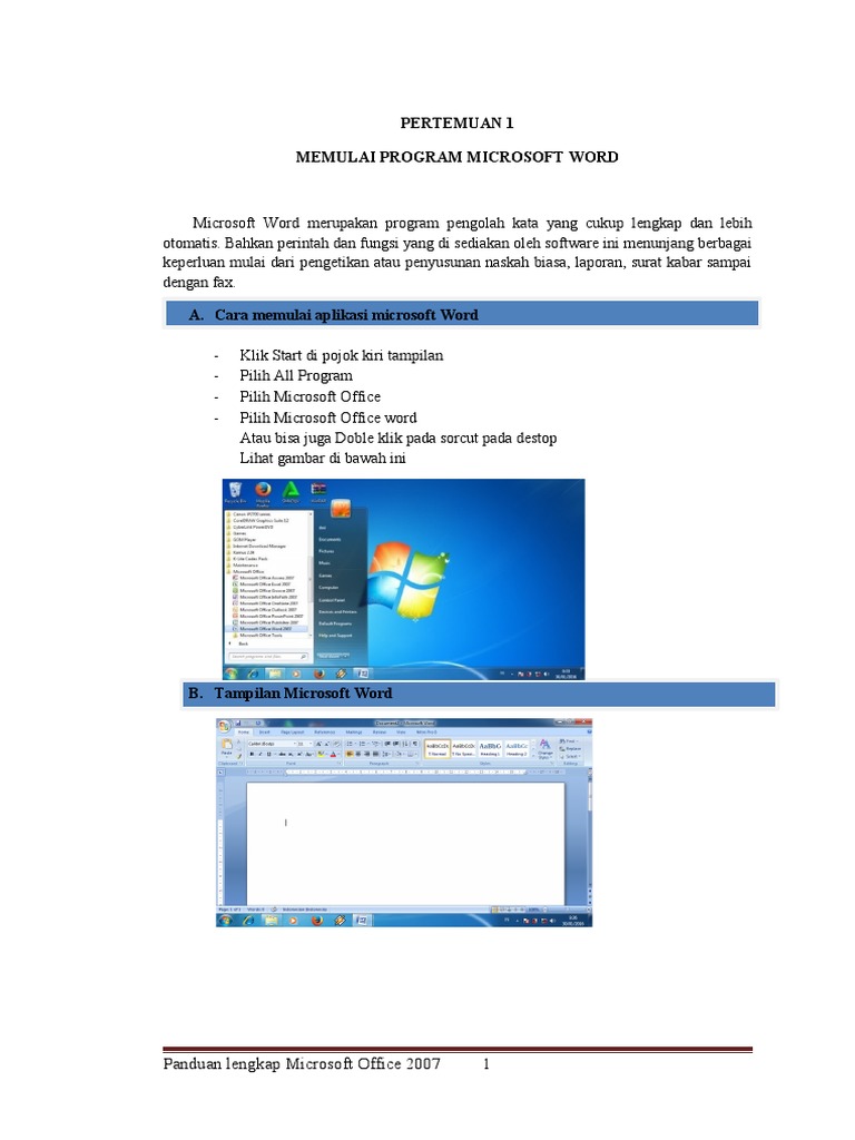 Modul Kursus MS Office | PDF