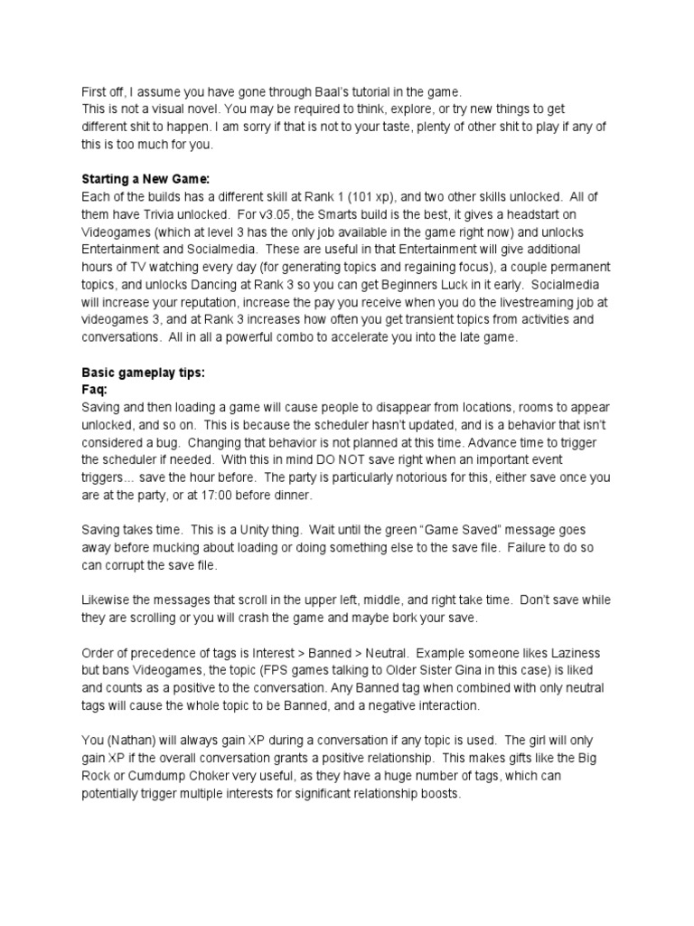 Loser Walkthrough | PDF | Video Games