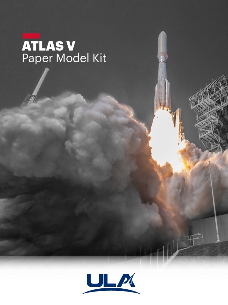 Atlas V: Paper Model Kit | PDF | Space Shuttle Solid Rocket Booster ...