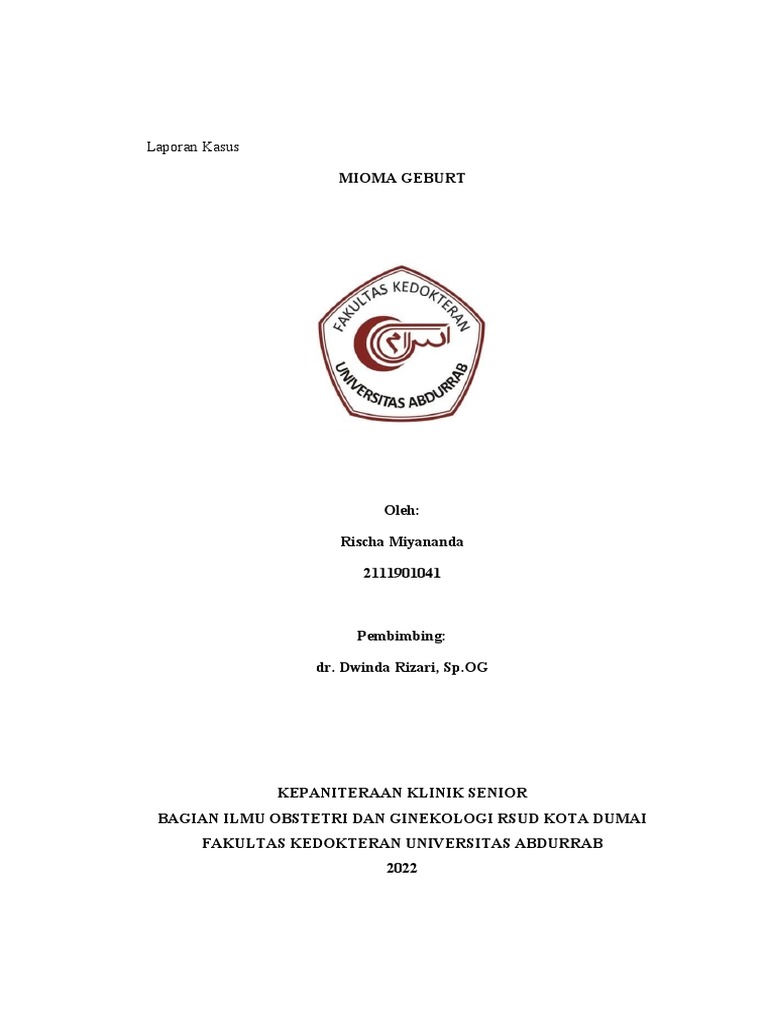 Laporan Kasus Rischa | PDF