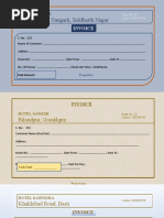 Lodge Bill | PDF | Receipt | Commerce