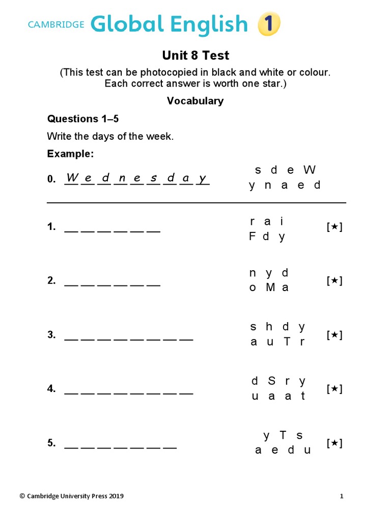 Unit Test 8 GE1 | PDF