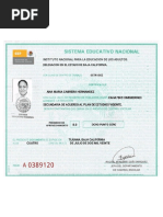 Certificado de Secundaria Erick | PDF