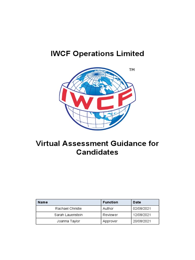 IWCF Operations Limited: Name Function Date | PDF | Ios | Android (Operating System)