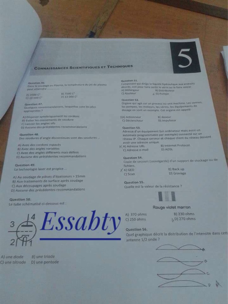 Exemples Des Concours ONCF | PDF