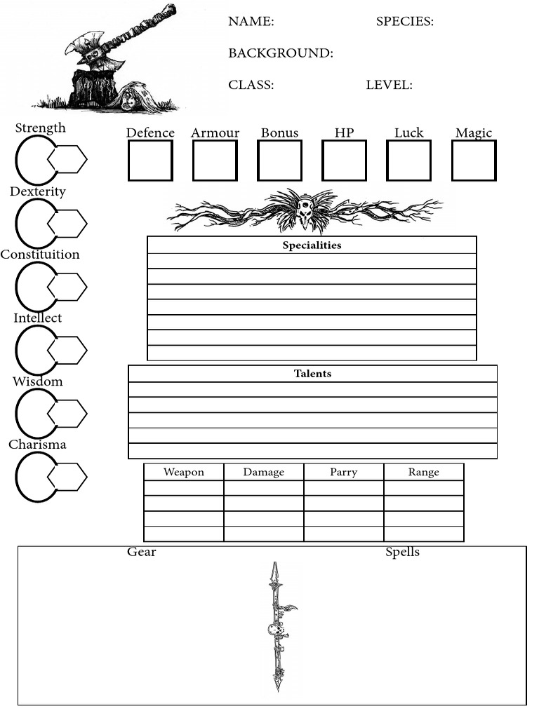 Character Sheet | PDF