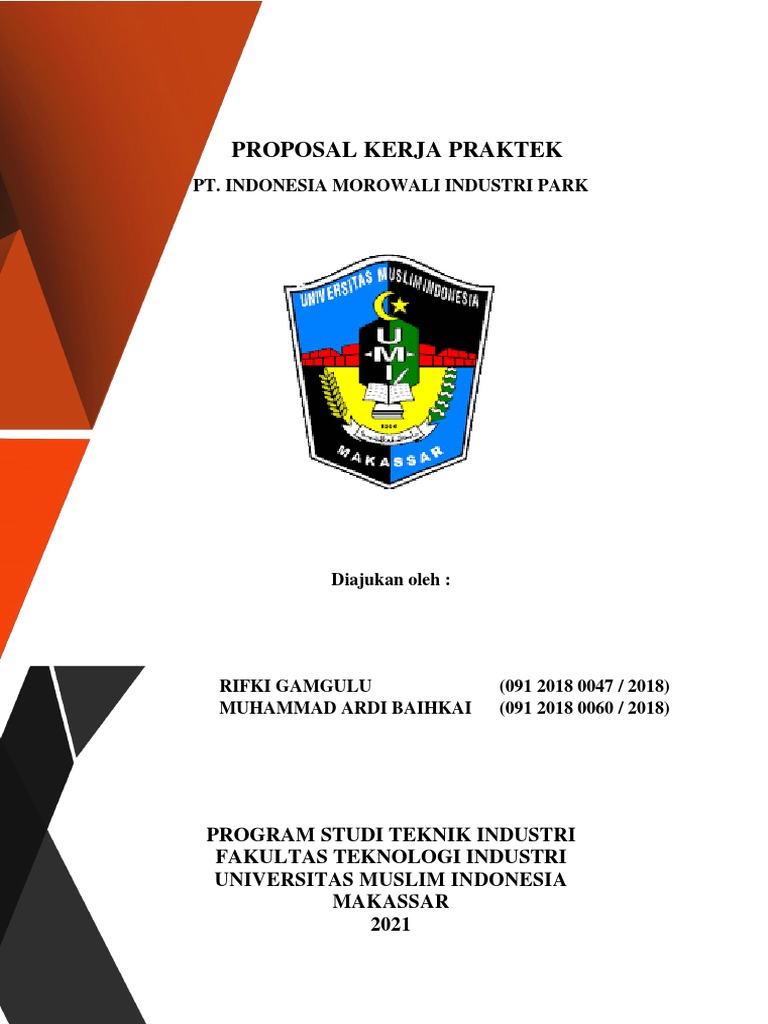 Contoh Proposal PT IMIP | PDF