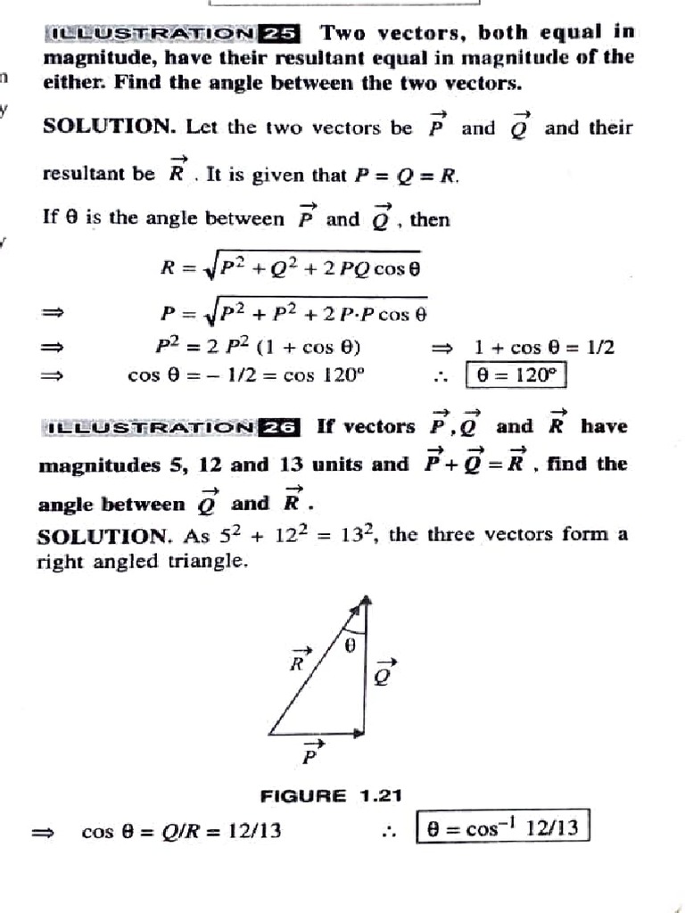 Vector | PDF | Euclidean Vector | Angle