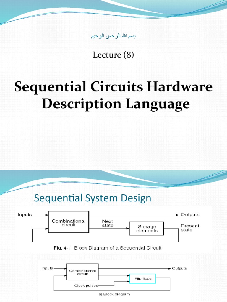 Sequential Circuits Hardware Description Language: Lecture | PDF | Digital Technology | Computer ...