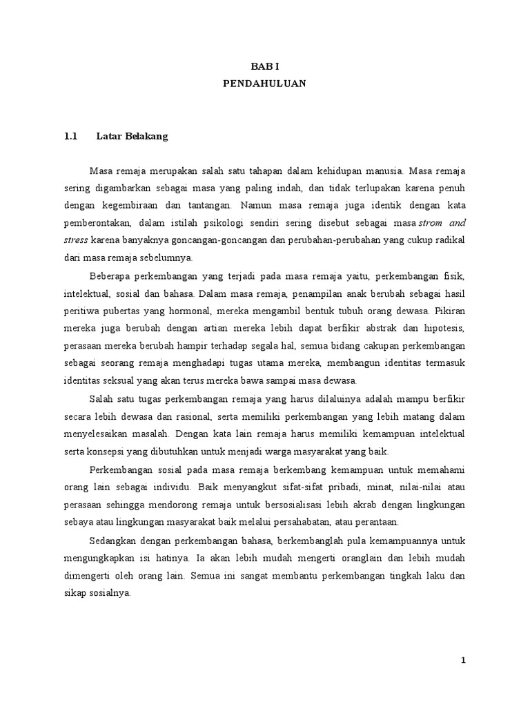 Pertumbuhan dan Perkembangan Remaja | PDF