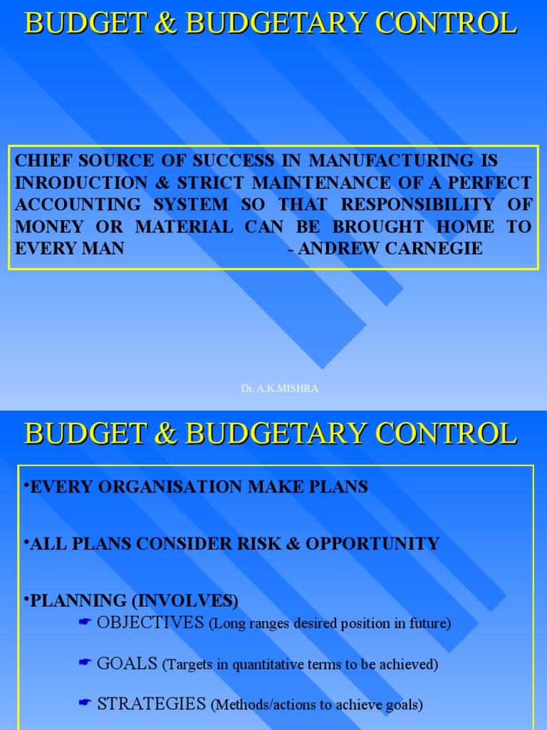 Budget Budgetary Control Pdf Budget Economies