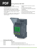 Voltage Monitoring Series SM 800: DMS110 DMS120 DMA220 | PDF | Relay ...