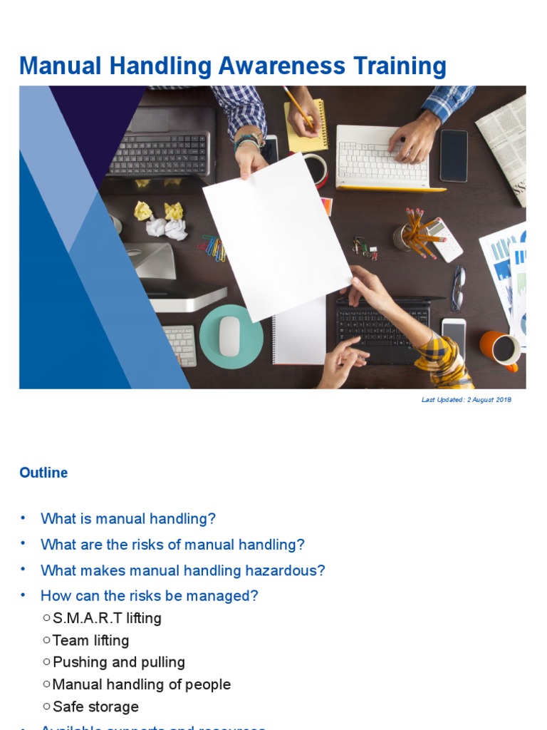 Manual Handling Safety Training | PDF | Musculoskeletal System