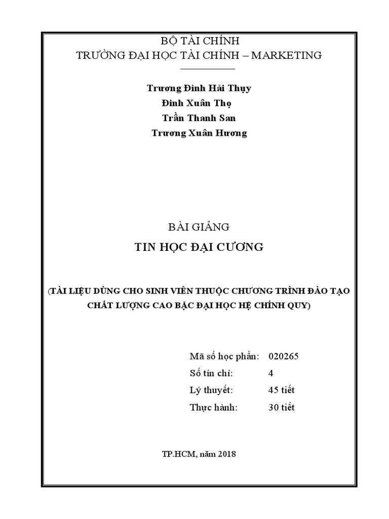 01.BT TH THDC - CLC (2) -đã chuyển đổi | PDF