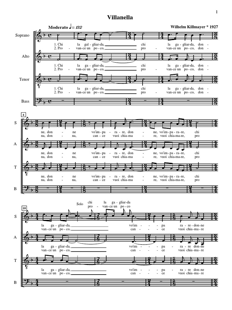 Villanella Killmayer 1927 | PDF