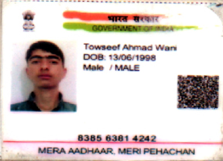Aadhaar Card Front | PDF