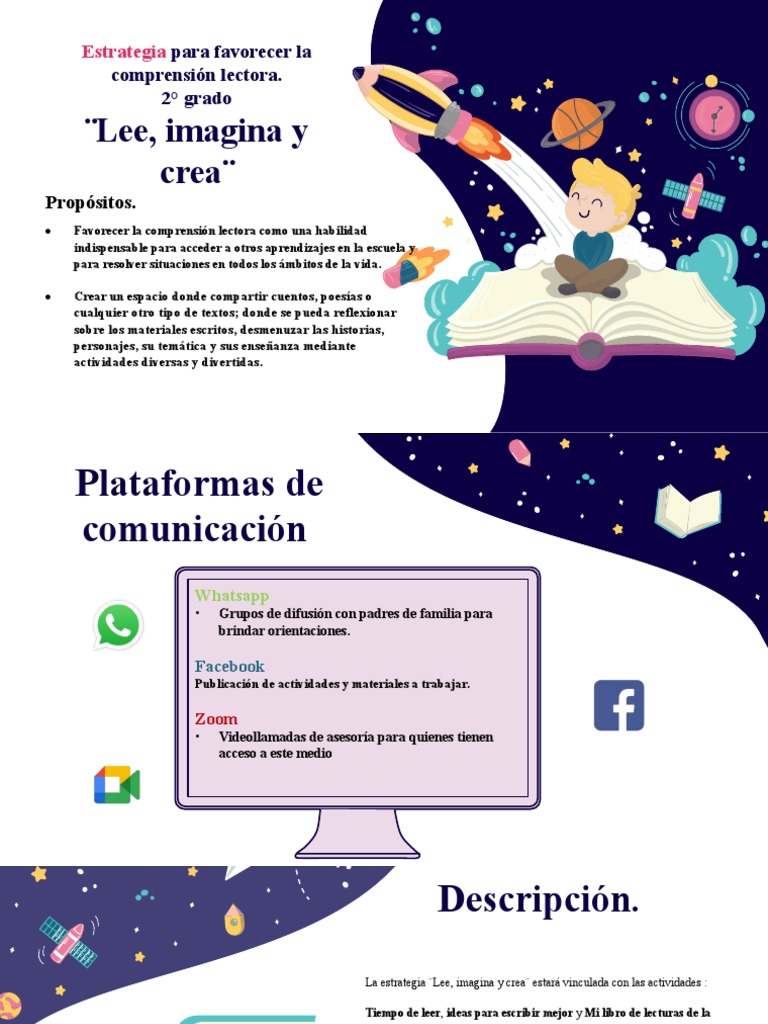 Estrategia de lectura y escritura 2° | PDF | Comprensión lectora ...