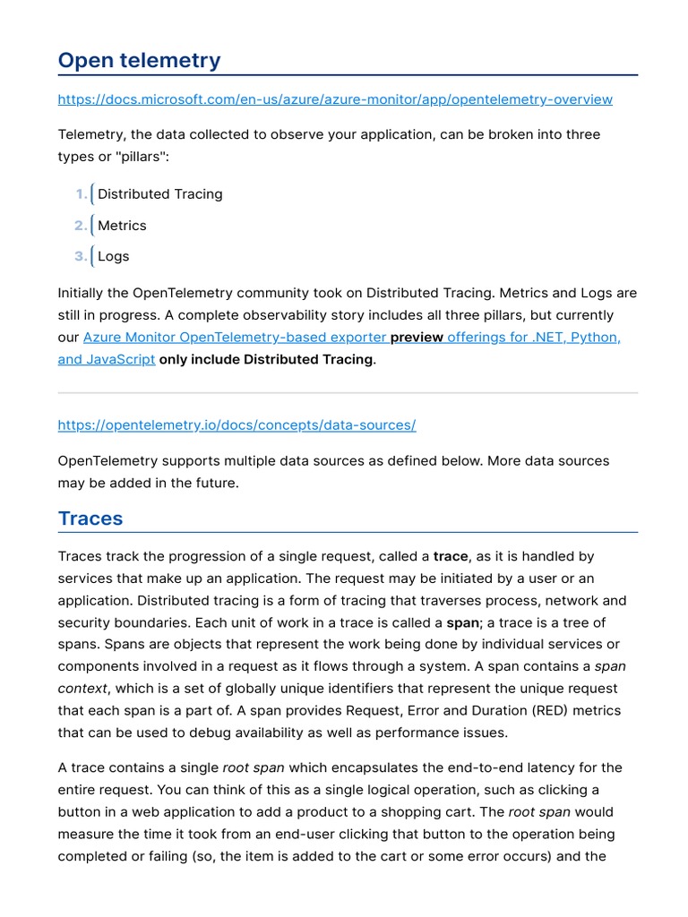02 - Open Telemetry | PDF | Microsoft Azure | Information
