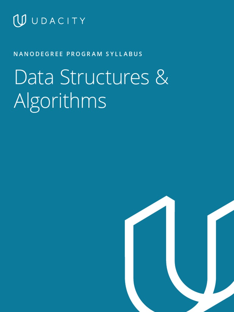 Data Structures and Algorithms Syllabus - Udacity | PDF | Algorithms ... Data Structures and Algorithms Syllabus - Udacity | PDF | Algorithms ...