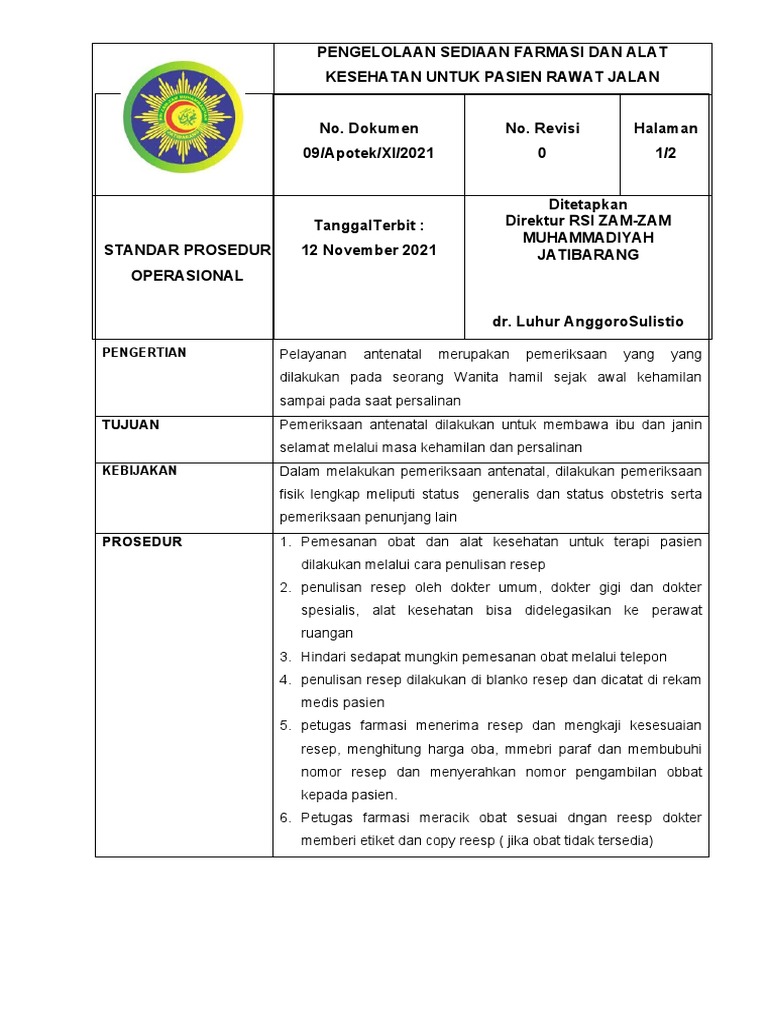 Sop Penatalaksanaan Persalinan Abnormal | PDF