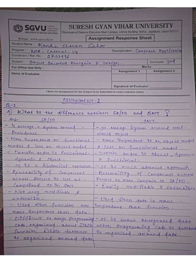 Object Oriented Analysis and Design | PDF