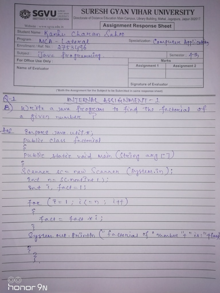 Java Programming 4th Semester | PDF