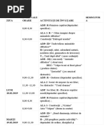 Proiect Tematic Primavara Anotimpul Armoniei | PDF