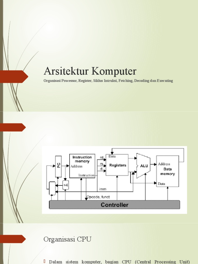 Arsitektur Komputer - Kontrol Unit | PDF