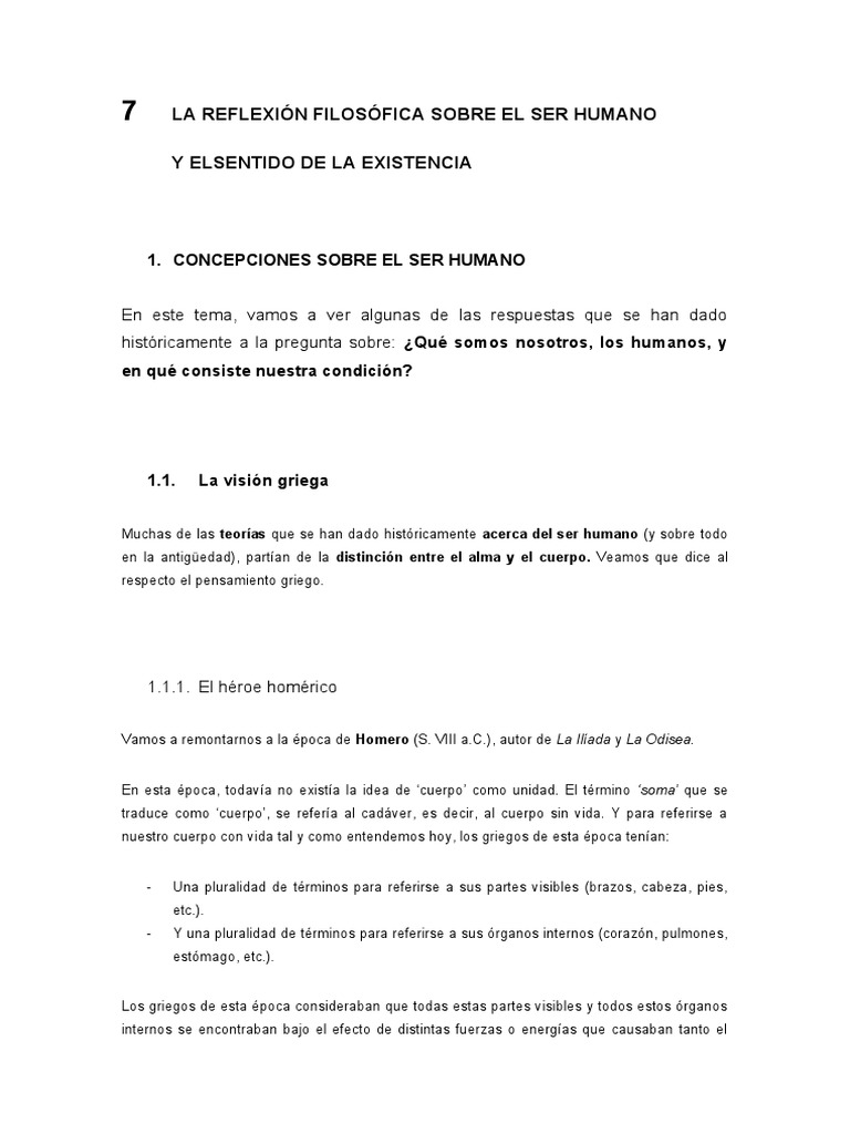 Filosofía del ser humano y existencia | PDF | Alma | Sociobiología