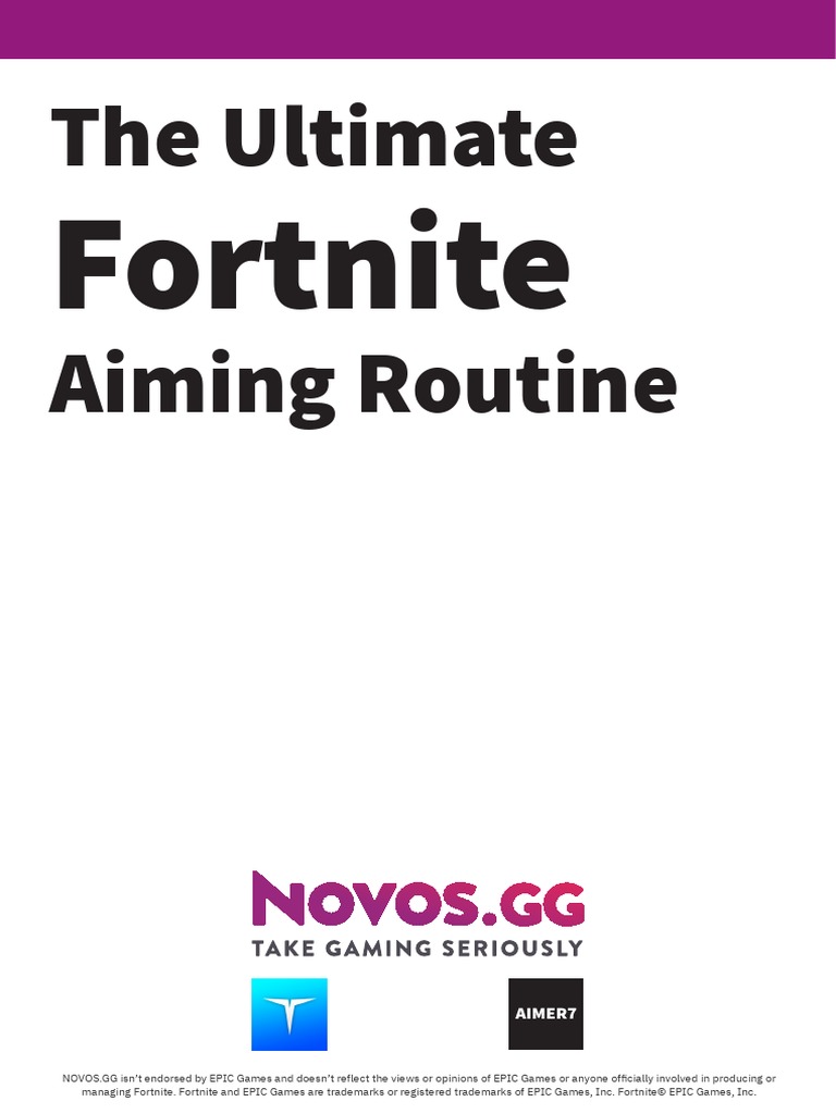 NOVOS Ultimate Fortnite Aiming Routine | PDF | Sleep | Motivation