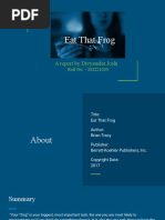 Brian Tracy Eat That Frog | PDF