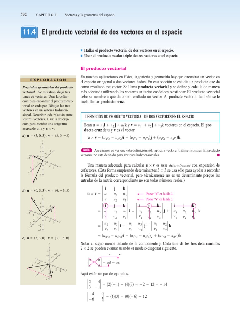 1.4.1 - Larson Producto Vectorial 06-09-2021 | PDF | Vector Euclidiano | Escalar (Matemáticas)
