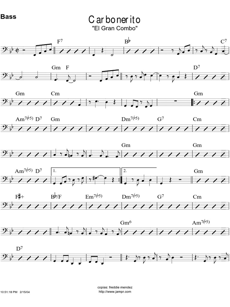 El Gran Combo - El Carbonerito | PDF