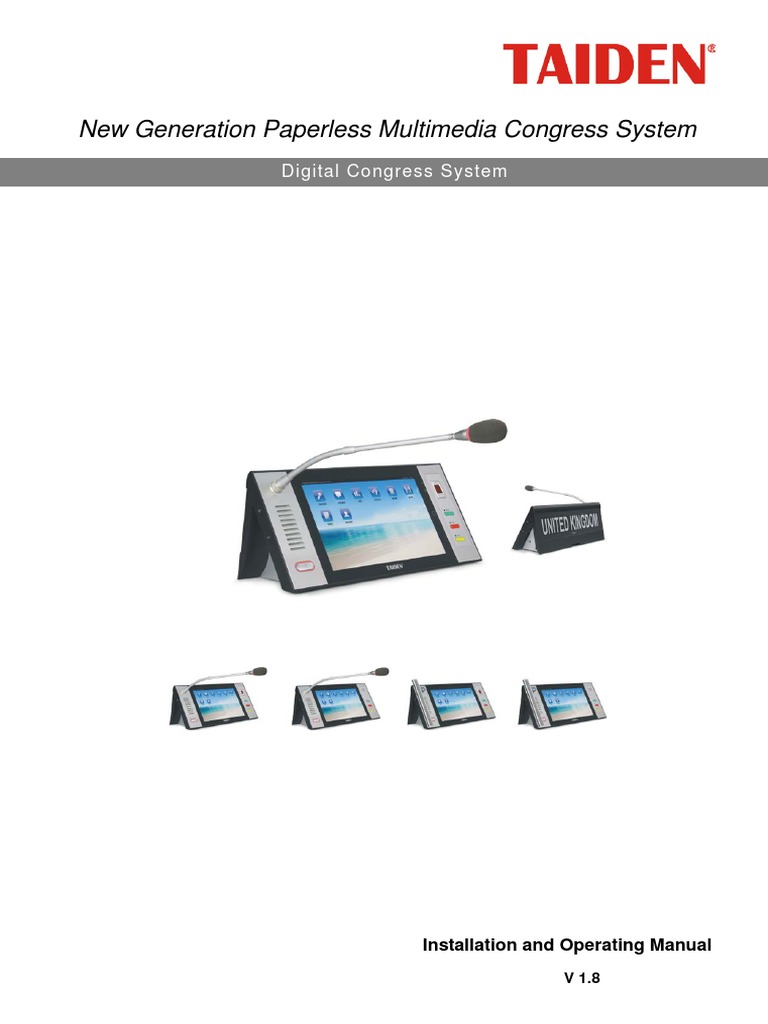HCS-8300 System Installation and Operating Manual V1.8 | PDF ...
