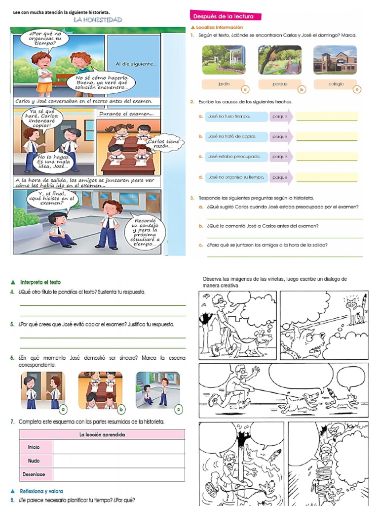 Leemos Una Historieta | PDF