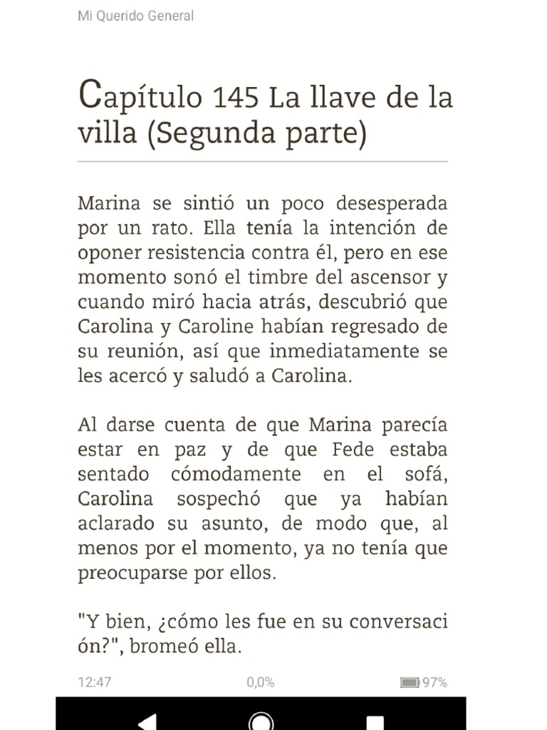 Mi Querido General Cap. 145 - 155 | PDF